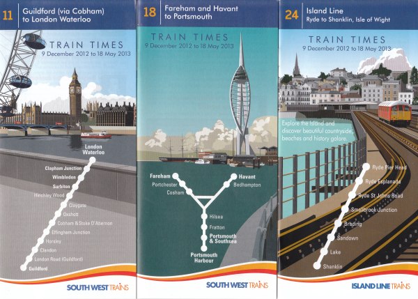 The Timetables They’re A-changing (2013 Timetable Leaflets, South West ...