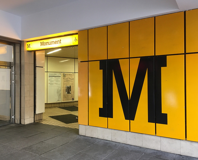 M is for… Metro (Calvert typeface and the Nexus Tyne and Wear public ...