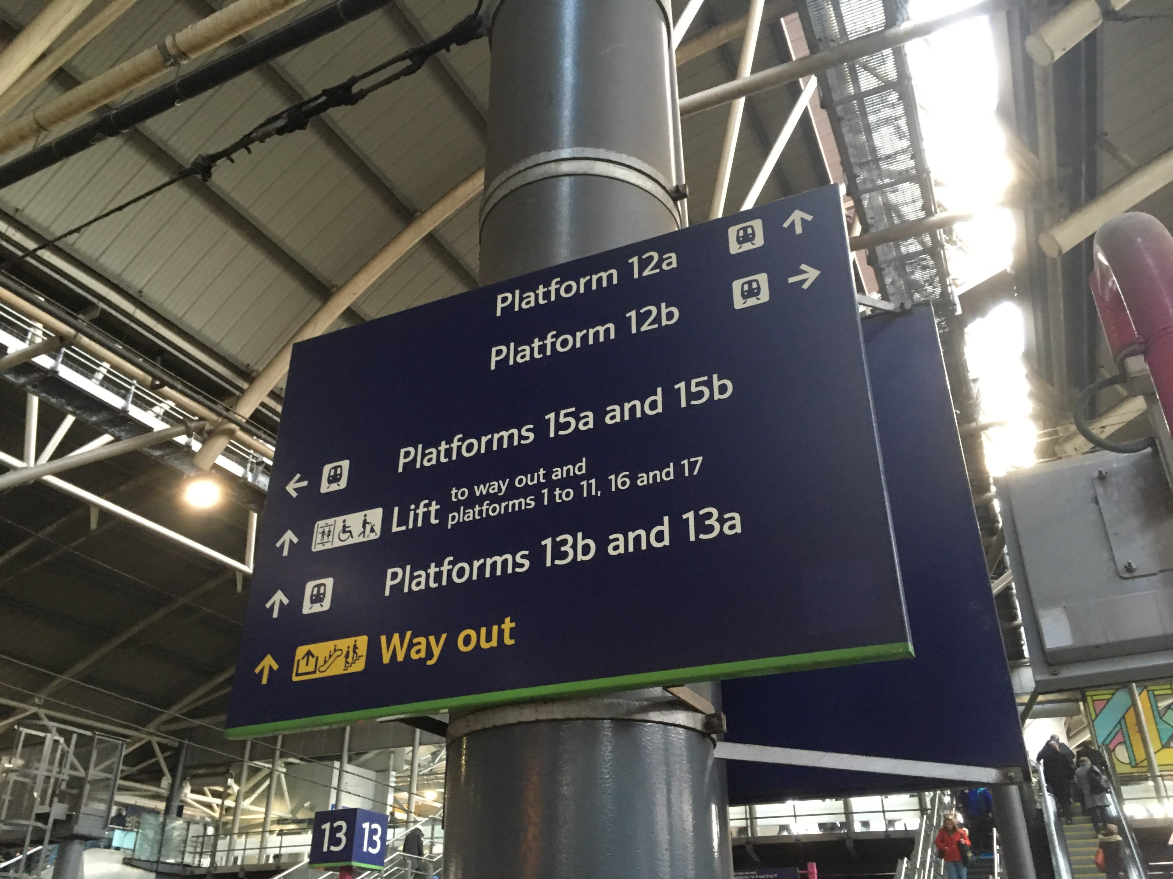 The Way Forward (Network Rail Wayfinding Signage and Rail Alphabet 2 ...