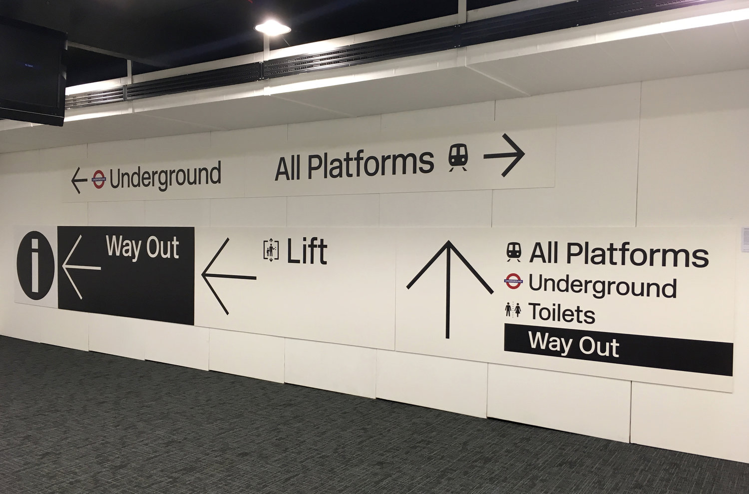 The Way Forward (Network Rail Wayfinding Signage and Rail Alphabet 2 ...
